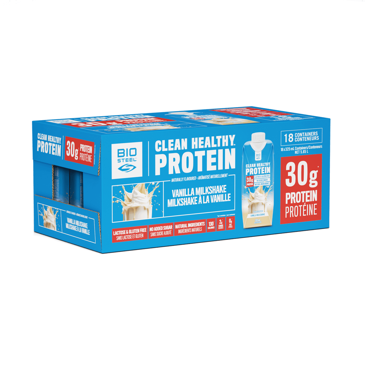 PROTEIN DRINK / Vanilla Milkshake - 18 Pack – BioSteel – Canada