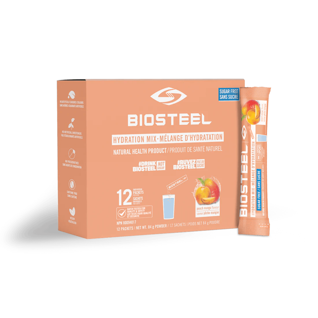 HYDRATION MIX / Peach Mango - 12 Servings – BioSteel – Canada